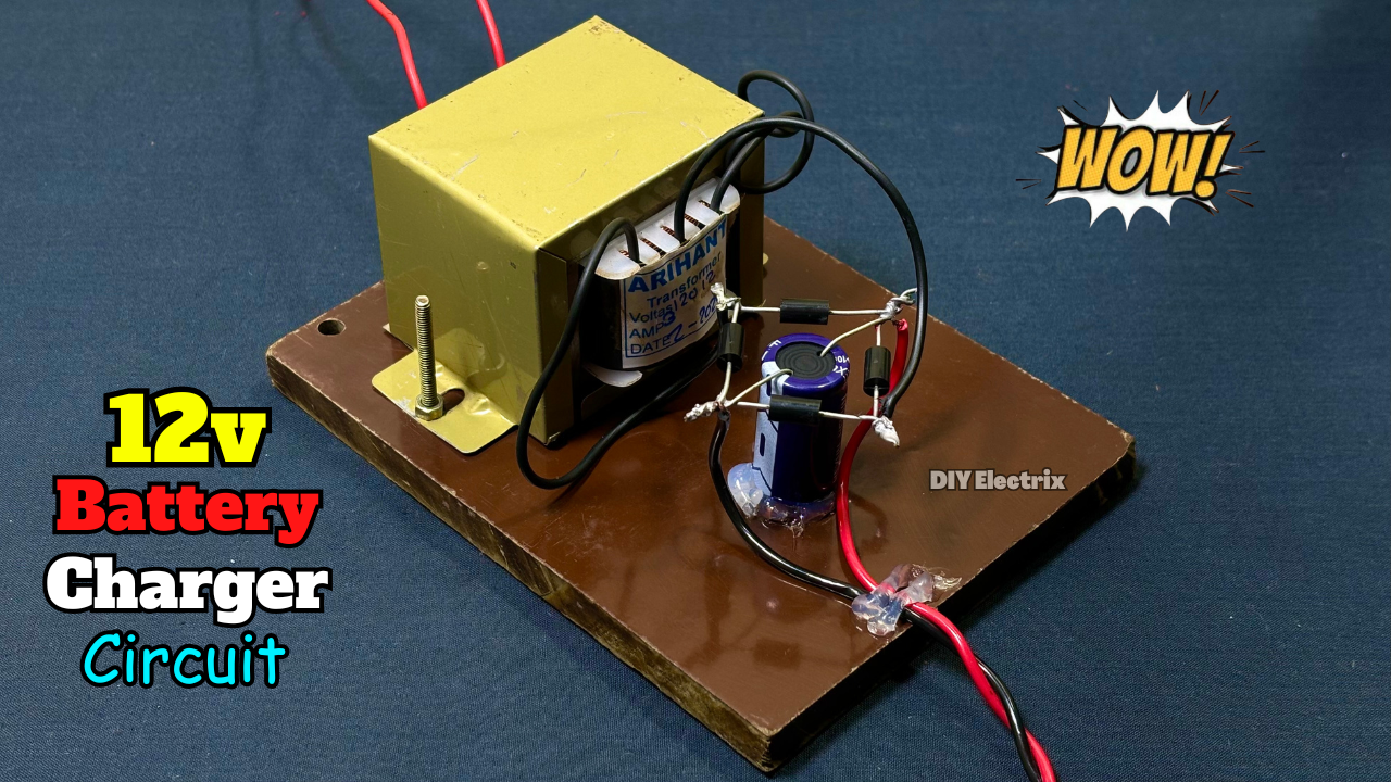 12v Lead Acid Battery Charger Circuit - DIY Electrix