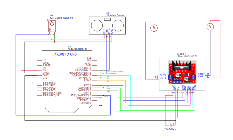 Obstacles Avoiding Robot Diy Electrix